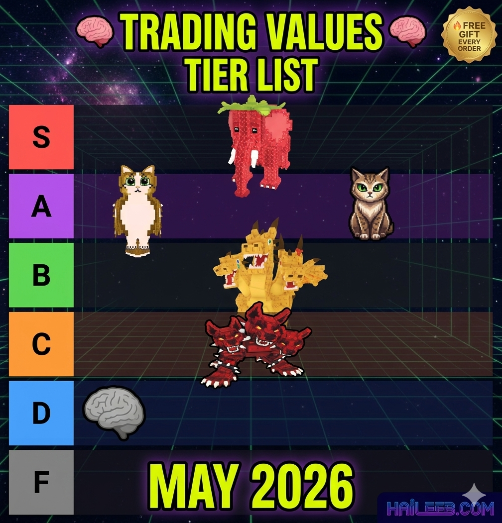 Steal a Brainrot Trading Values Tier List (May 2026) — Complete Brainr ...
